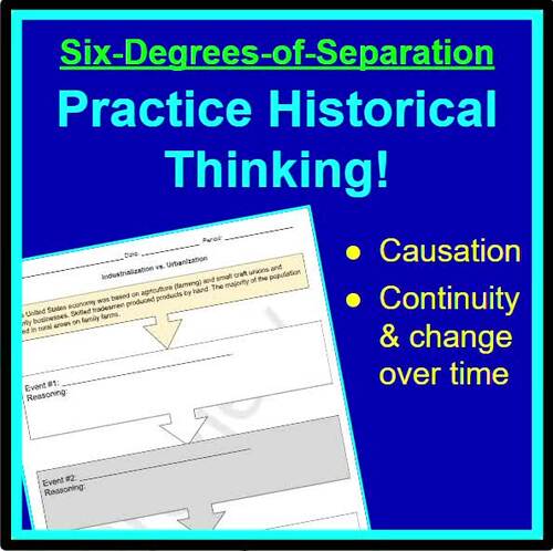 Six-Degrees-of-Separation Activity- U.S. Industrialization vs. Urbanization