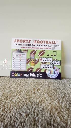 Sports "Football" Rhythm Activity "Write The Room" | Ti-Tika & Tika-Ti