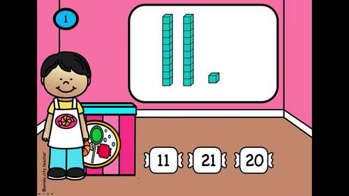 Place Value Blocks - Numbers 10-50 - Distance Learning - Math Skills ...