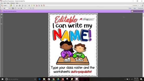Name Practice Activities - EDITABLE by The Kinderhearted Classroom