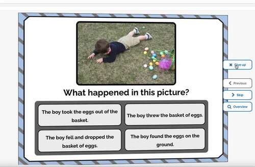 "How Do You Know?" Inference Scenes (Boom Cards) by Speechie Sparkle