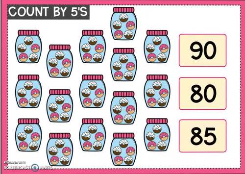 Skip Counting by Fives Boom Cards™ Distance Learning Math by Creating 4 ESL