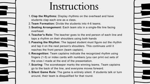 Rhythm Clapping Game by Melodic Minds Marketplace | TPT