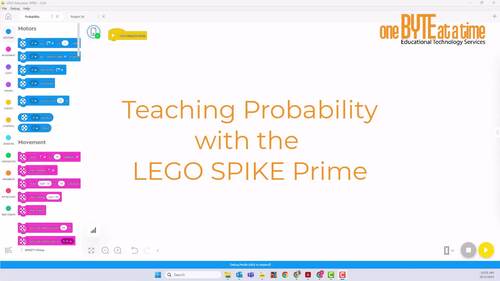 Teaching Probability with the SPIKE Prime by Technology Lane | TPT