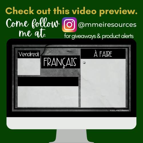 French Daily Slides | February | Winter, Black History Mo, Valentine's ...