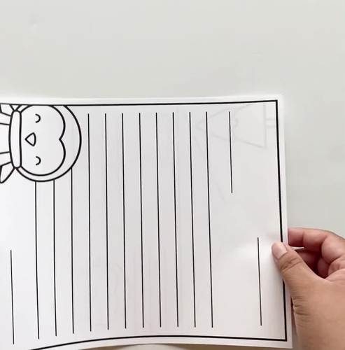 Friendly Letter Template | Winter Themed Writing Paper | TPT