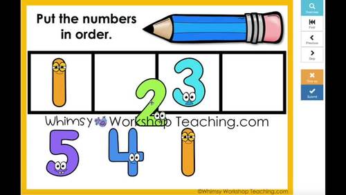 Boom Cards Math Number Order To 20 Digital Task Cards Distance Learning