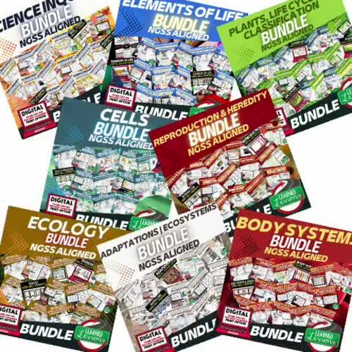 Plants, Flowers, Life Cycles, Classification BUNDLE Life Science Curriculum