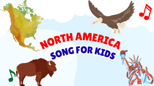 North America Song for Kids | Learn the Continent | Geography Song