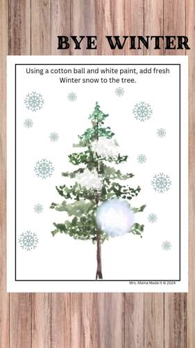 Winter to Spring Activity Pack for Preschool PreK Kindergarten with Art ...