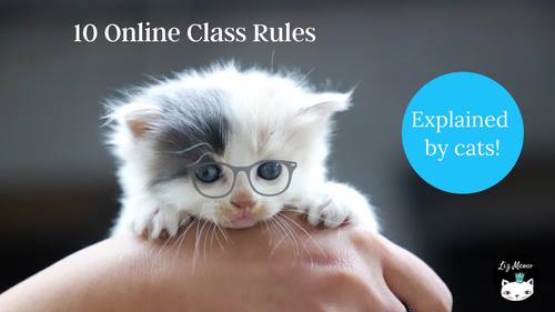 Welcoming Students to Distance Learning [Bundle] - Presented by cats!