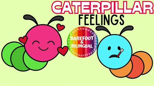 Caterpillar Clipart Feelings and Emotions - Bug Clipart - SEL Clipart