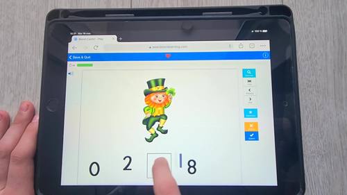 Counting Leprechauns | St Patrick's Day Math BOOM CARDS™ by Angie S