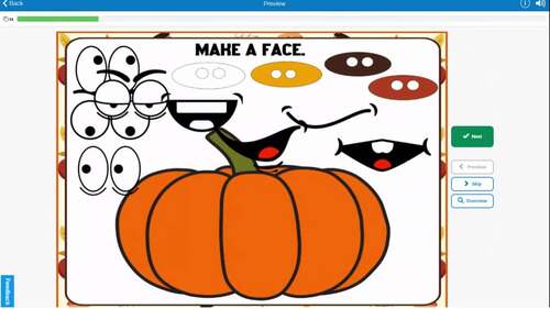 Boom Cards Speech Therapy Fall Game Activity by Creating Communication