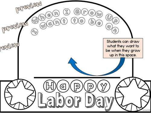 Labor Day Crown Hat Craft by Anh Huynh | TPT