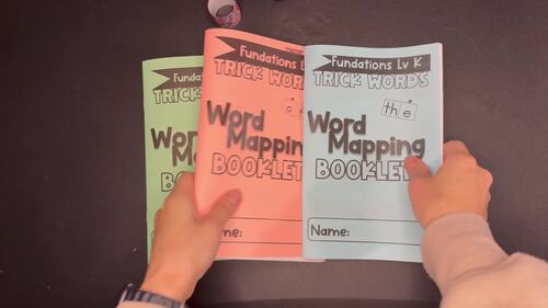Trick Words Orthographic Mapping Toolkit | Fundations® Level 1 | Heart ...