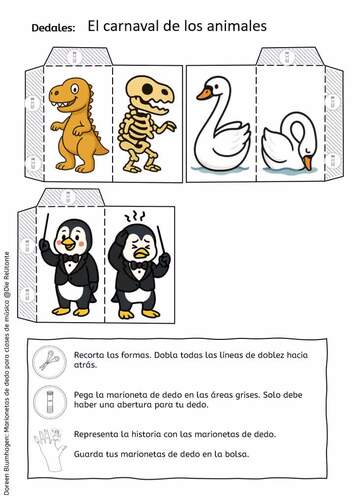 The Carnival of the Animals - El carnaval de los animales Spanish ...
