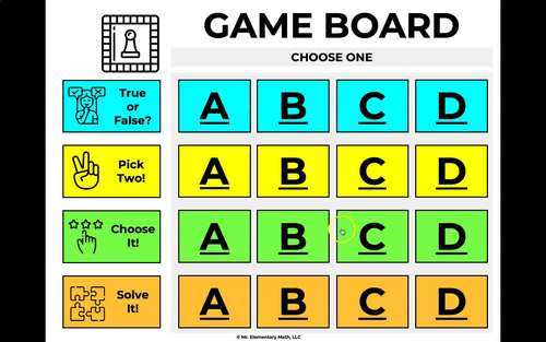 3rd Grade Digital Math Game | Elapsed Time | Distance Learning | TPT