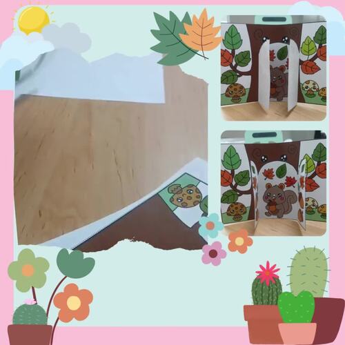 Autumn Woodland Pop-Up Craft for Kids – Forest Animal Diorama Activity