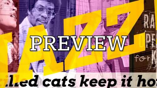 Jazz Black History Month Reading Comprehension Passages 5th and 6th Grade