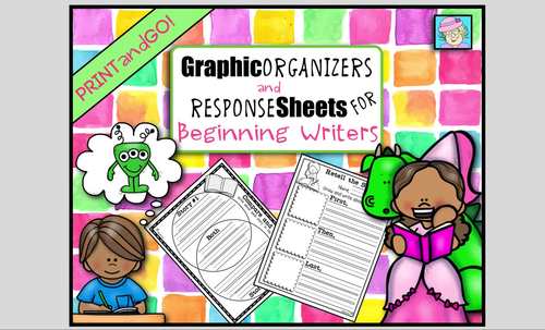 Fiction and Nonfiction Reading Response Graphic Organizers for Any Book