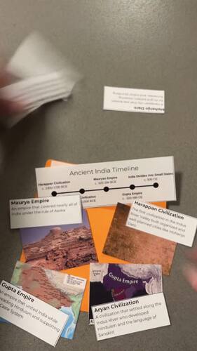 Ancient India Vocabulary Activity: Inquiry Envelopes for Middle School