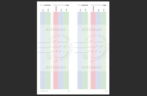 Montessori Math: Add & Subtract Using Place Value, Small Bead Frame Paper