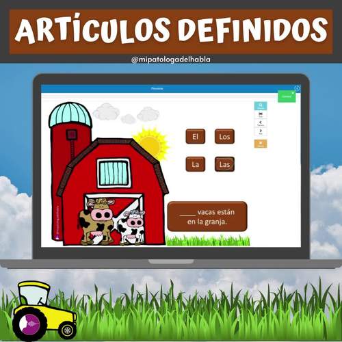 Artículos Definidos El La Los Las Definite Articles Spanish Boom Cards