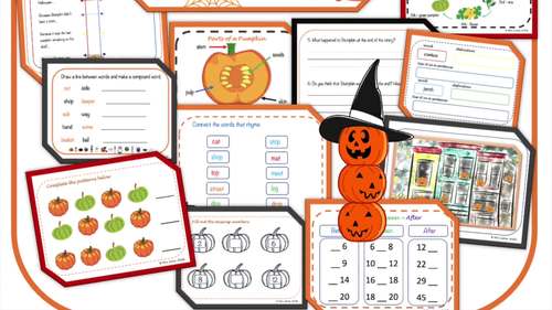 Stumpkin by Cumming Halloween Lesson and Activities 1st and 2nd Grade