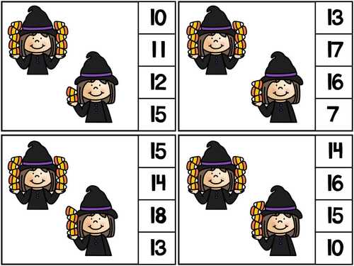 Clip It to 20- Halloween Theme by Erika Deane | TPT