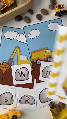 Kids at Work: Preschool Literacy and Math Print & Play by Echo and Leaf Co