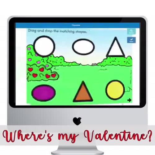 Kindergarten Shapes and Colors Valentine's Day Escape Room Activity ...