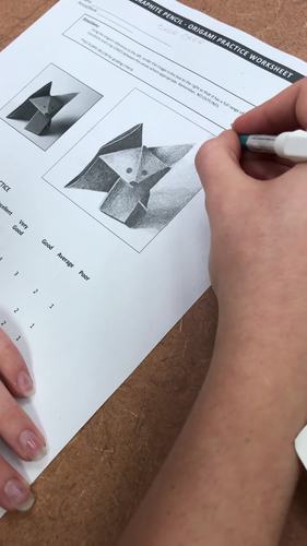 Drawing and Pencil Shading Worksheet Middle School Art High School Art