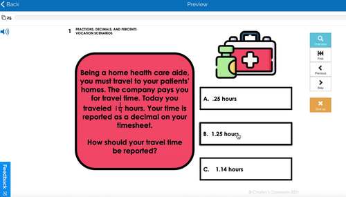 Fractions Decimals and Percents Vocation Scenarios | BOOM Cards™