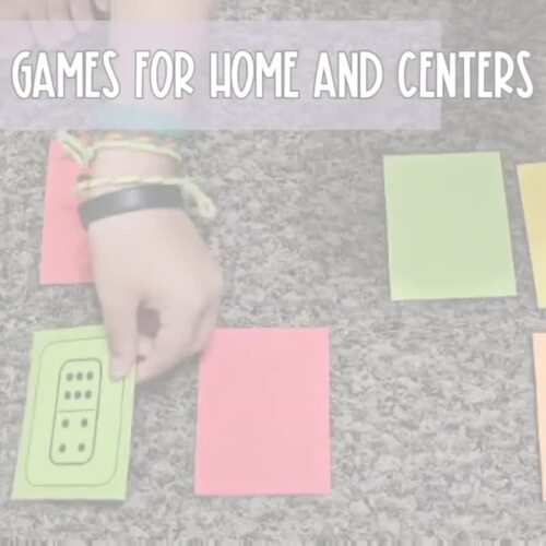 Number Sense and Base 10 Printable Black & White Flashcard Bundle