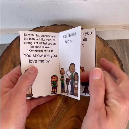 Generic Father's Day Mini Book Craft for Dads, Step Dads, Foster Dads ...