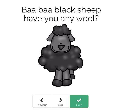 Baa Baa Black Sheep Interactive Adaptive Book Unit (with Boom Cards!)