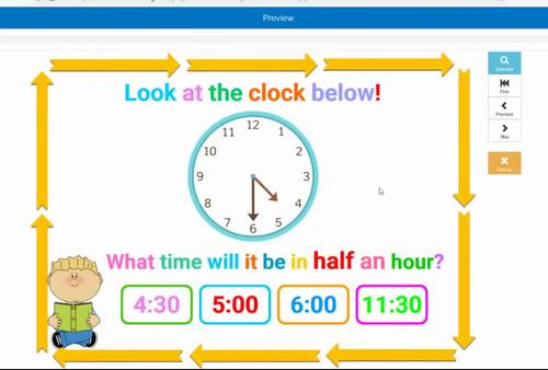Elapsed Time Boom Cards Digital Math Task Cards by Math Through Games