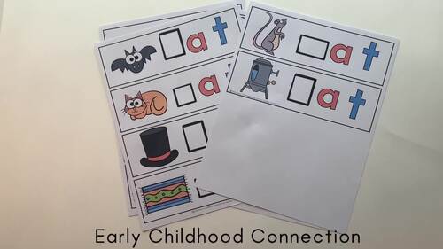 Multisensory CVC -UB Word Family Building Cards (SOR OG Friendly)