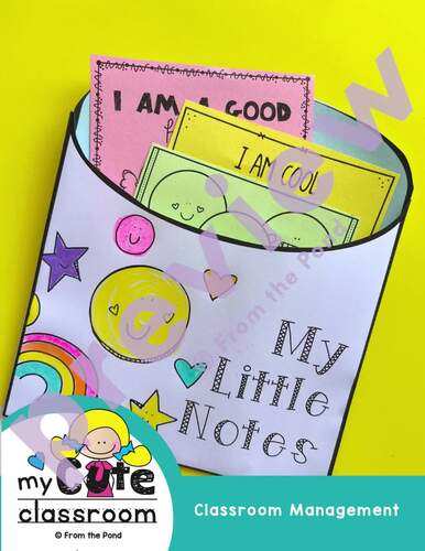 Award Certificate and Note Pocket Pouch by From the Pond | TPT