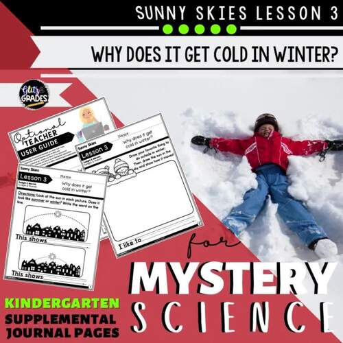 Mystery Science Kindergarten SUPPLEMENT Sunny Skies Lesson 3 Sunlight ...