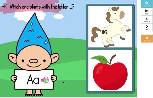 Distance Learning Beginning Letter Sounds BOOM CARDS by Teaching Literacy