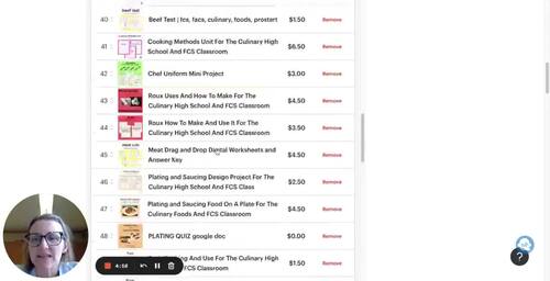 Family Consumer Science Bundle FCS Cooking Culinary And Bakeshop