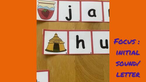 Reading CVC Word PUZZLES -Focus FIRST Letter DOLLAR Deal 10 Puzzles for ...