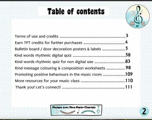 February / Valentine's Day Bulletin Board Music kit (+digital quiz ...