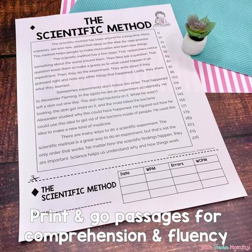 3rd Grade Reading Comprehension Fluency Passages PRINTABLE | TpT