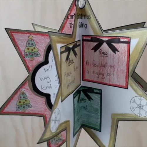 Christmas Star Ornament 3D by Top Teaching Tasks | TPT
