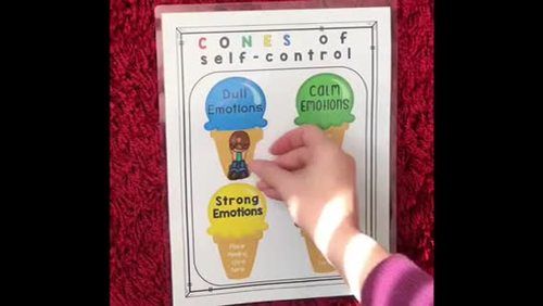 Anger Self-Control Activities: Cones of Regulation | TPT