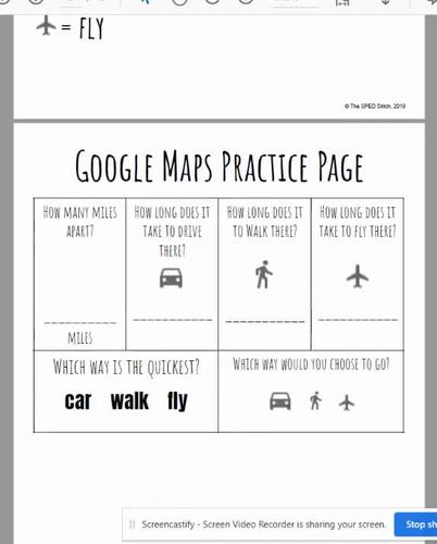Functional Mapping Skills with Google Maps - Independent Living Life Skills