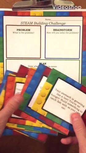 Lost at Sea STEM | STEAM Building Challenge Task Cards with Sequencing